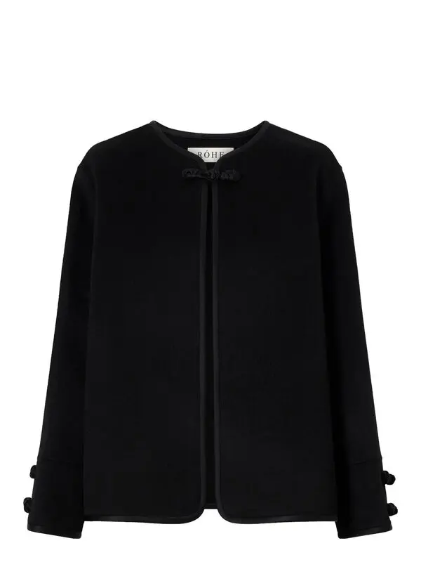 RÓHE Wool And Cashmere-blend Jacket - Black