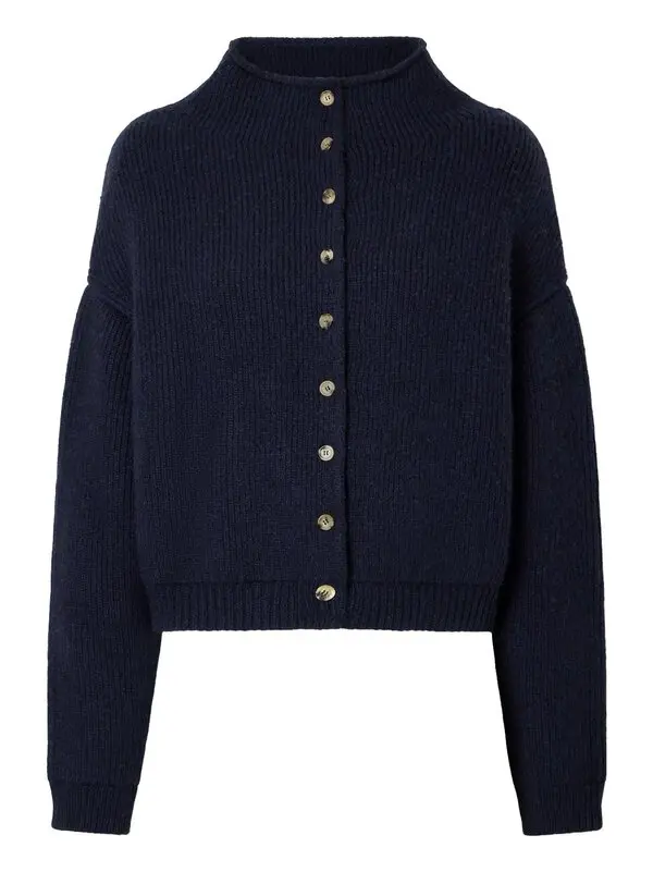 Khaite Marjorie Cashmere Cardigan - Blue