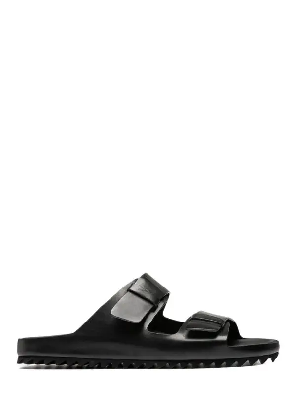 Officine Creative Agorà 010 Double-strap Leather Sandals - Black