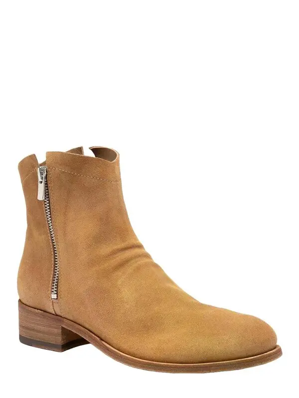 Officine Creative Shantel Zip Suede Boots - Neutrals