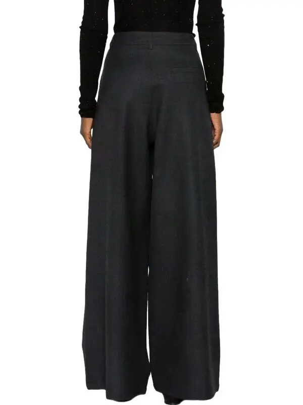 ELEH Wide-leg Tailored Trousers - Grey