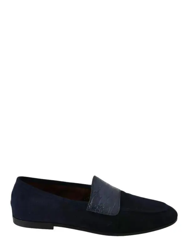 Dolce & Gabbana Almond-toe Loafers - Blue