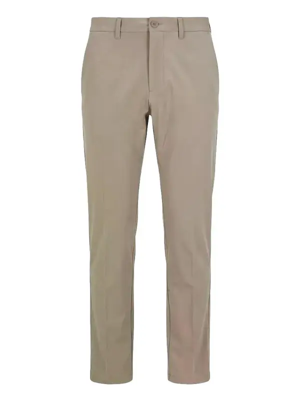 BOSS Logo-print Tailored Trousers - Neutrals