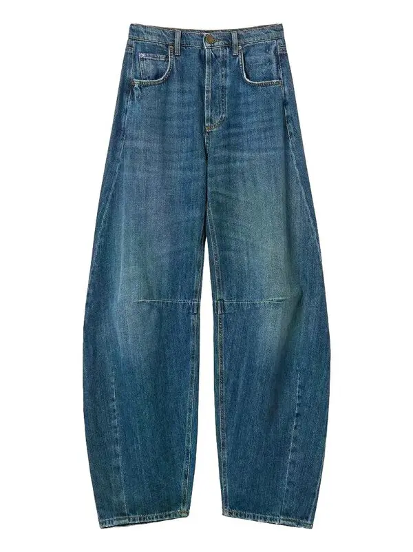 TWINSET Five-pocket Horseshoe Jeans - Blue