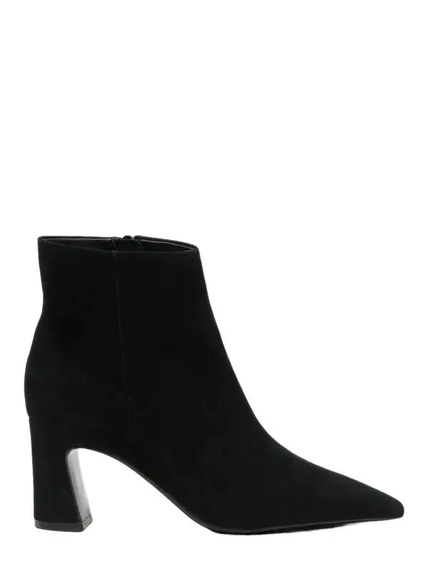 BIBI LOU Saint Pointed-toe Suede Ankle Boots - Black