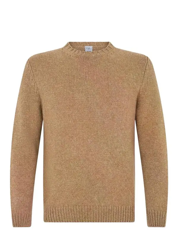 Fedeli Crew-neck Cashmere Sweater - Neutrals