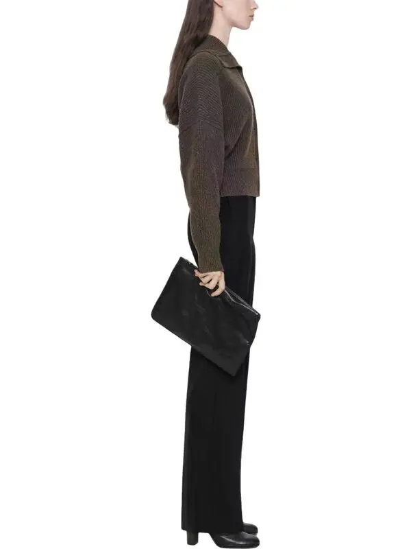 ALLSAINTS Caron Ribbed Button-front Cardigan - Brown