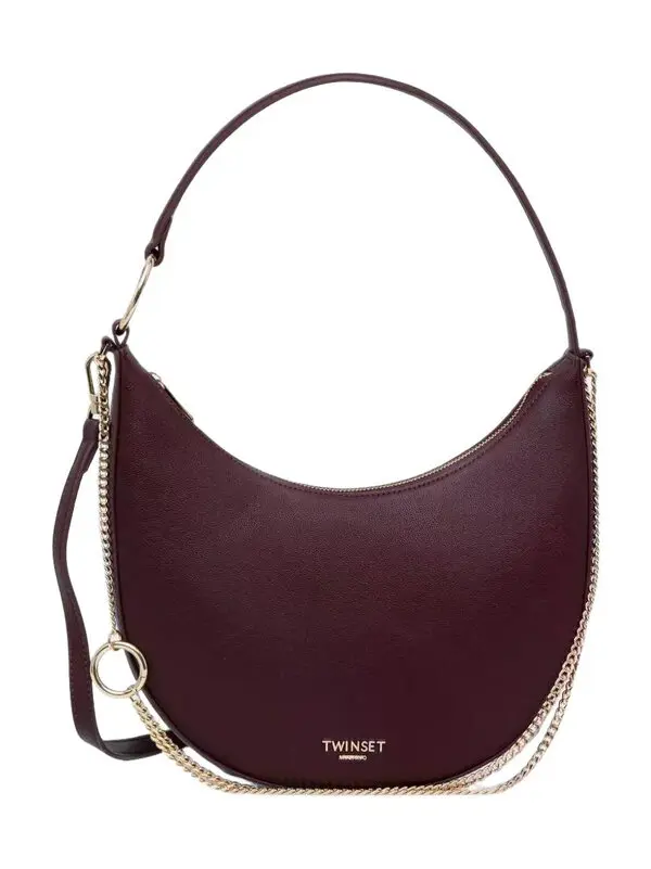 TWINSET Chain-embellished Shoulder Bag - Red