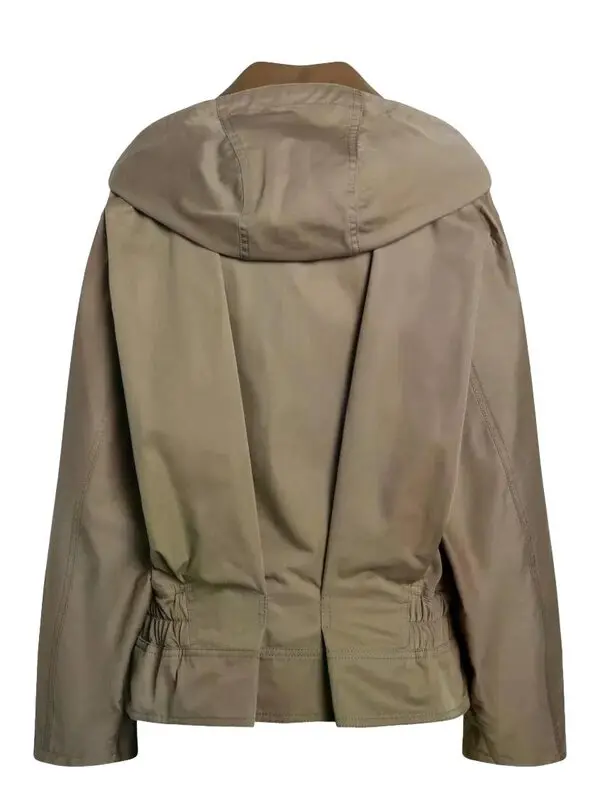 Fendi Multi-zip Hooded Jacket - Neutrals