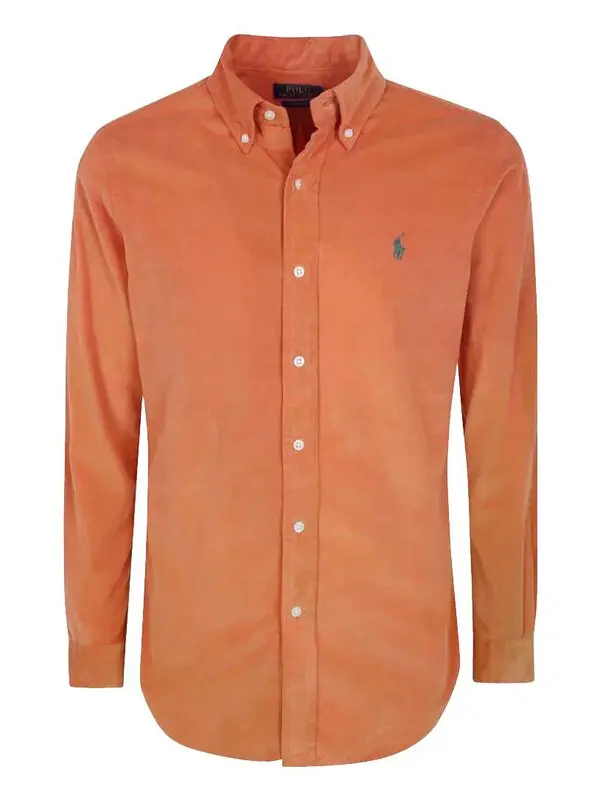 Polo Ralph Lauren Corduroy Button-down Shirt - Orange