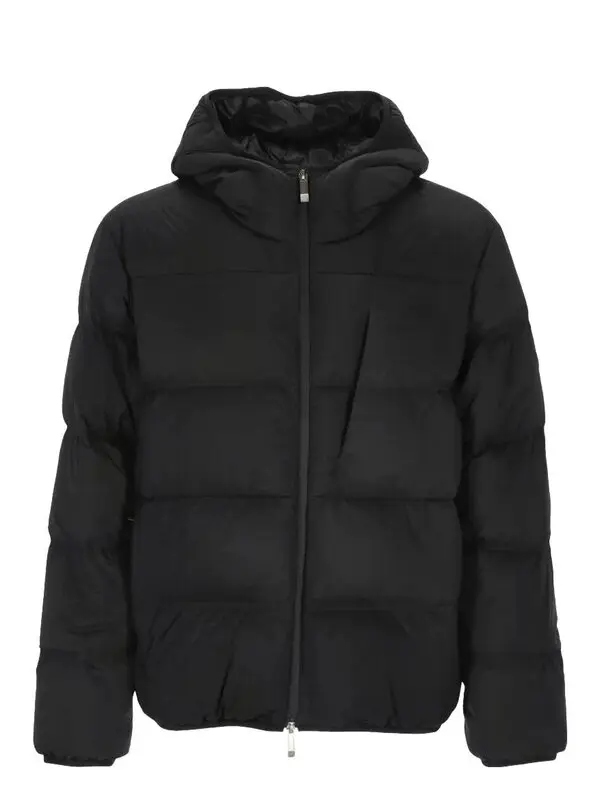 Moncler Hooded Padded Jacket - Black