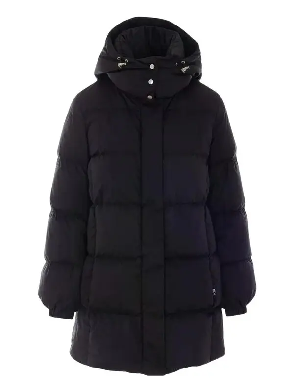 Add Amadeus Quilted Hooded Jacket - Black