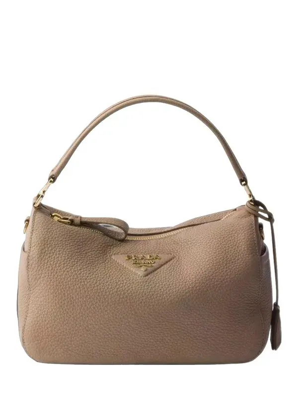Prada Small Leather Bag - Neutrals