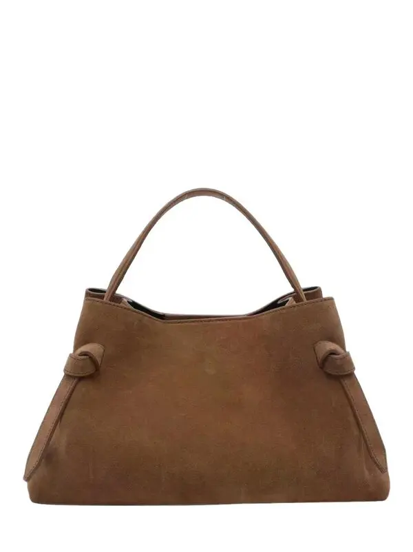 Yuzefi Gyoza Bovine Leather Tote Bag - Brown
