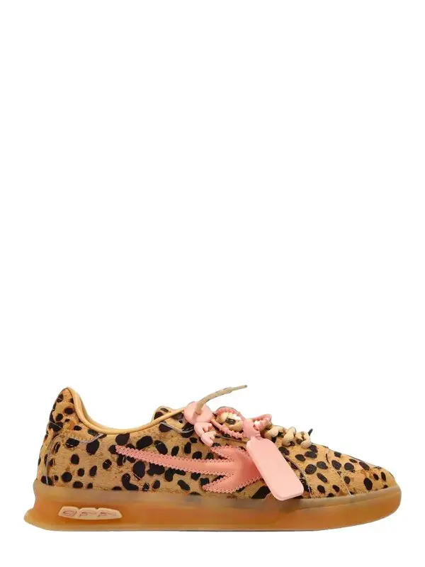 Off-White End Of Play Leopard-print Sneakers - Brown