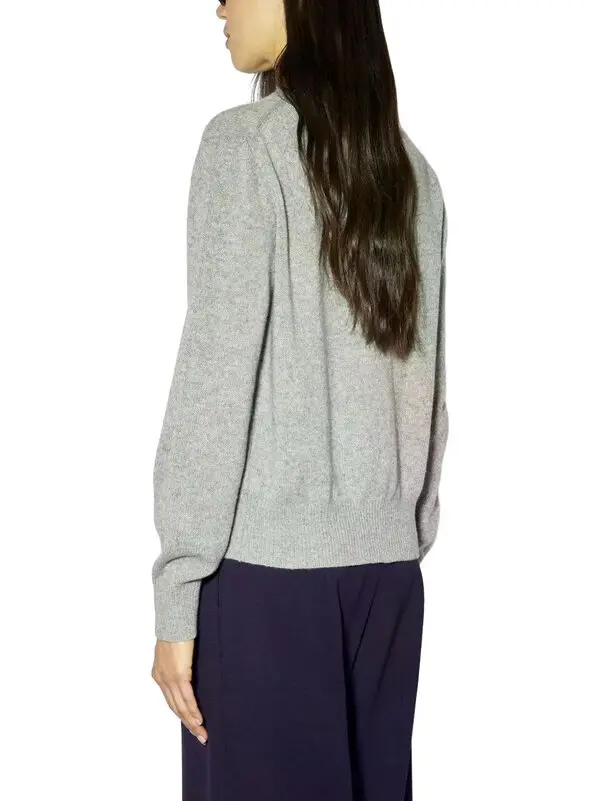 Liviana Conti Argyle-pattern Button-up Cardigan - Grey