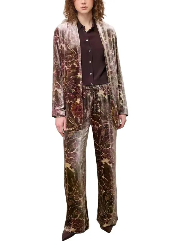 OTTOD'AME Floral-print Jacket - Red