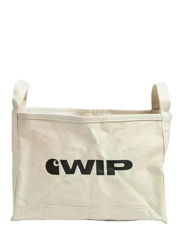 Carhartt Work In Progress Logo-print Canvas Storage Bag - Neutrals