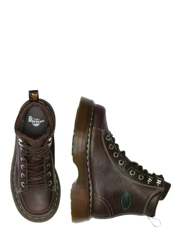 Dr. Martens Buzz 8-eye Leather Boots - Brown