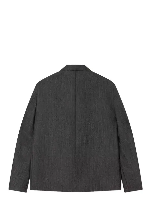 Barena Venezia Herringbone Virgin Wool Jacket - Grey