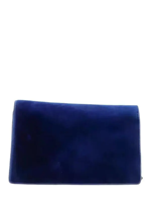 Gucci Dionysus Bag Velvet Super Mini Crossbody Bag - Blue