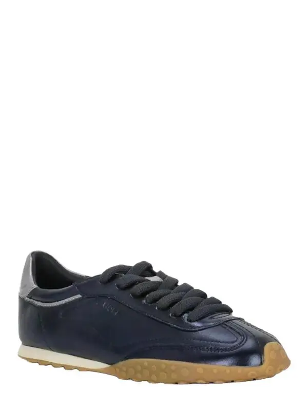 HOFF Metallic-effect Leather Sneakers - Blue