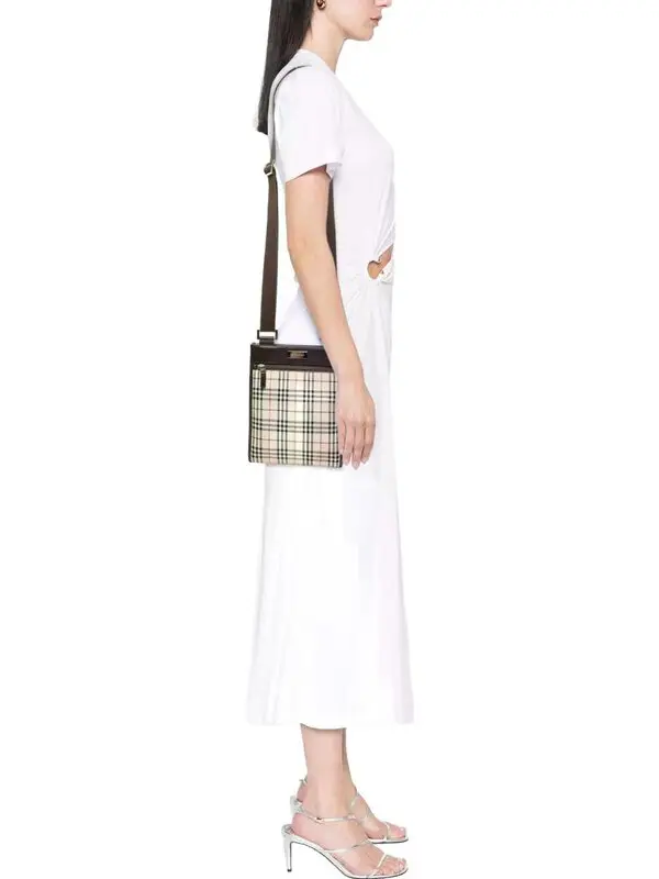Burberry 2000-2017 House Check Canvas Crossbody Bag - Neutrals