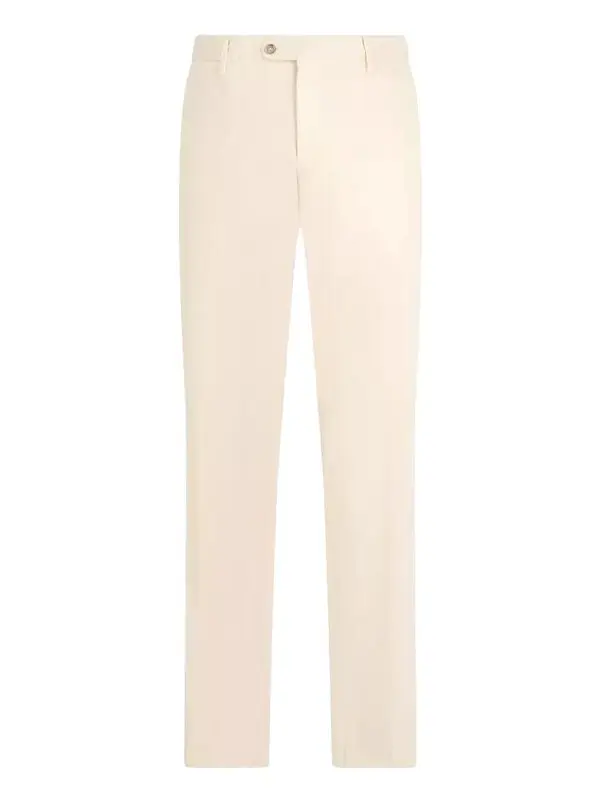 Fedeli Slim-fit Straight-leg Trousers - Neutrals