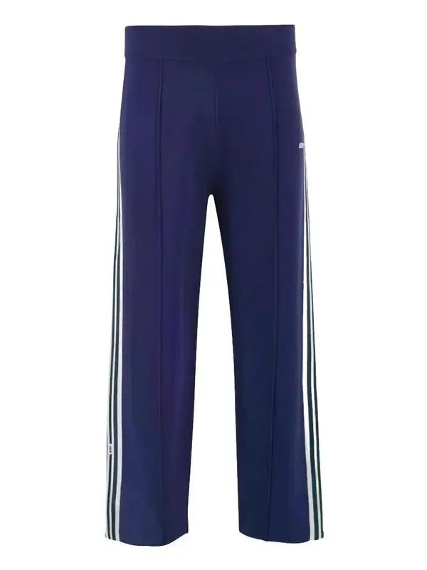 AUTRY Striped Logo-embroidered Track Pants - Blue