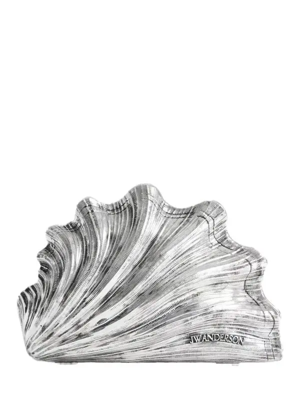 JW Anderson Shell Clutch Bag - Silver