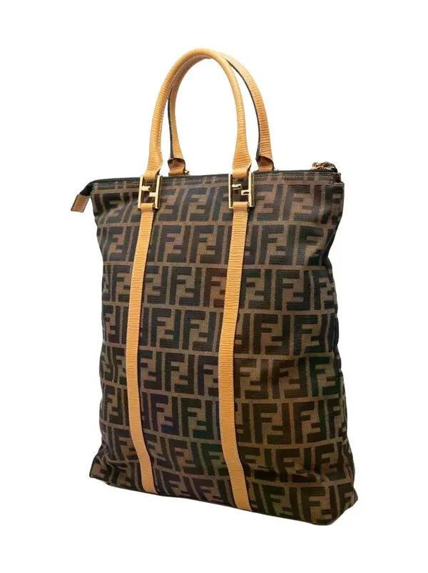 Fendi 20th Century Zucca Canvas Tote Bag - Brown
