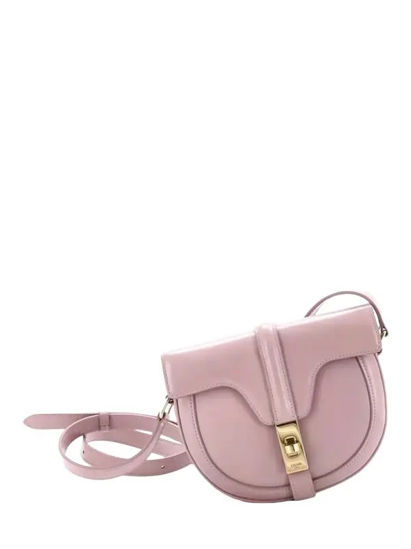 Celine Besace 16 Bag Smooth Calfskin Small Crossbody Bag - Pink