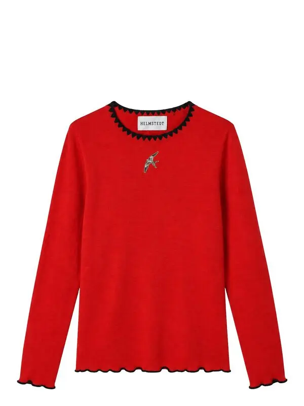 HELMSTEDT Andrea Longsleeve T-shirt Cranberry - Red