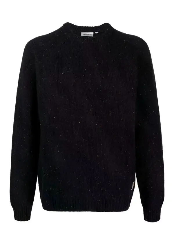 Carhartt Work In Progress Anglistic Wool-cotton Blend Jumper - Blue