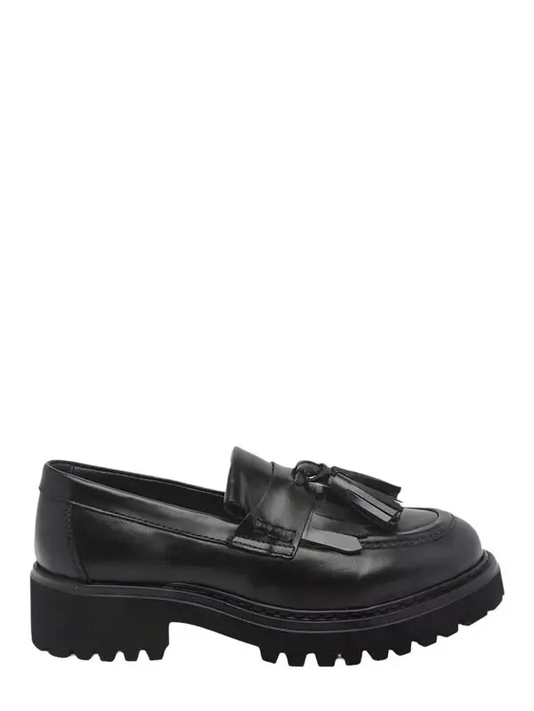 PAWELK'S Tassel-detail Chunky-sole Loafers - Brown