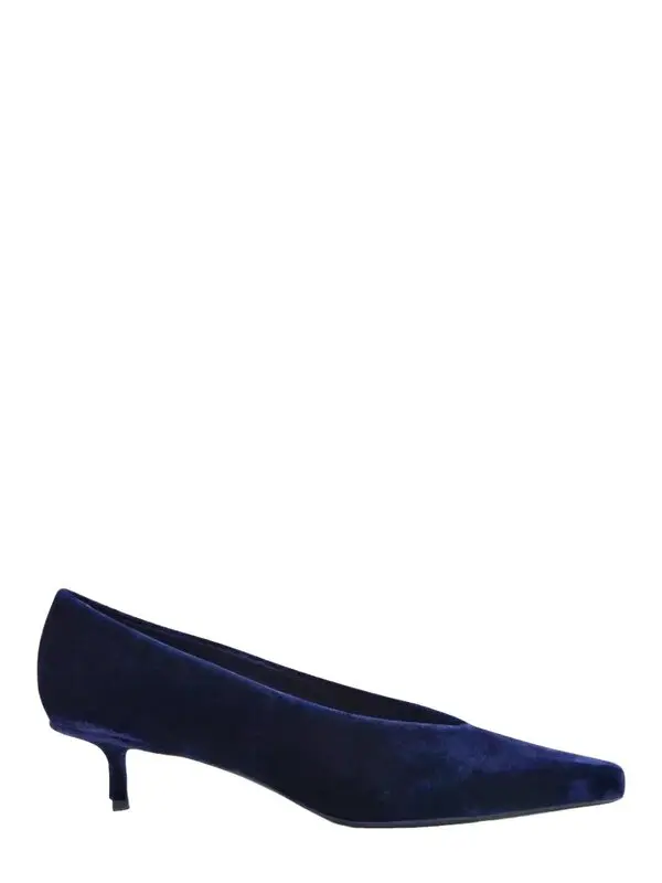 Loulou De Saison Velvet Pumps - Blue