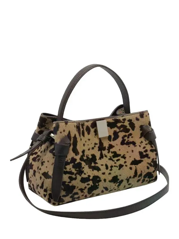 Yuzefi Mini Gyoza Animal-print Tote Bag - Neutrals