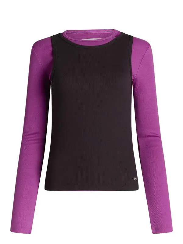 DAMSON MADDER Manon Layered Long Sleeve Top - Multi