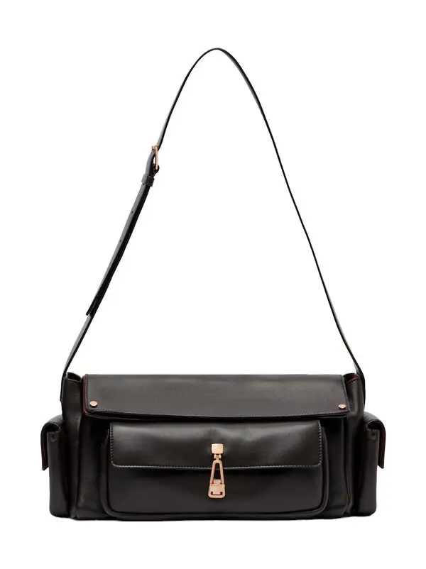 Gabriela Hearst Jebb Small Leather Shoulder Bag - Brown