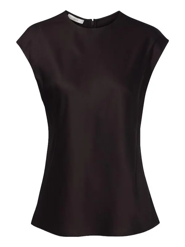 Vince Satin Top - Brown