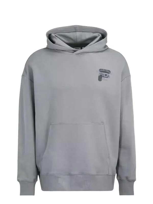 FILA Logo-print Hoodie - Grey