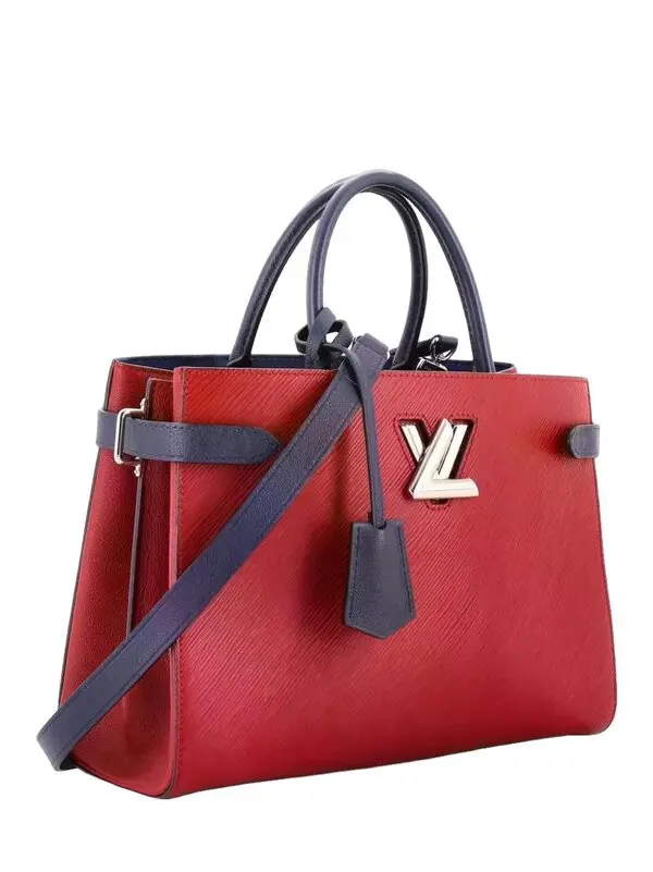 LOUIS VUITTON Twist Epi Leather Tote Bag - Red