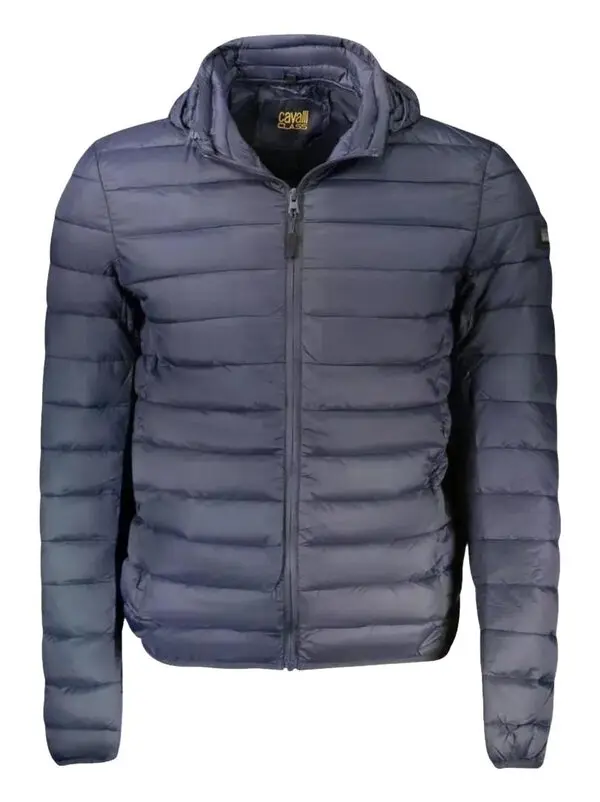 Roberto Cavalli Padded Horizontal-quilting Jacket - Blue