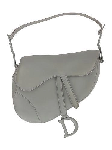 Dior Ultra Matte Saddle Bag - Grey