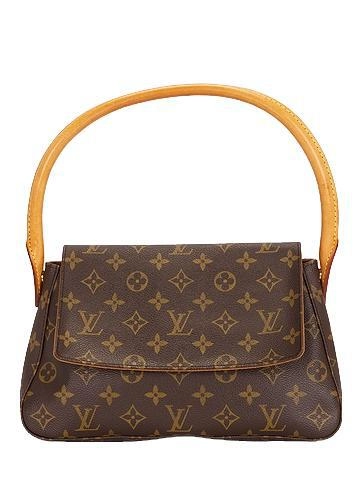 LOUIS VUITTON Monogram Mini Looping Shoulder Bag - Brown