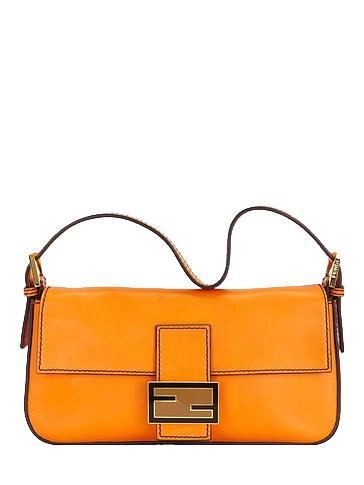Fendi Baguette Shoulder Bag - Orange
