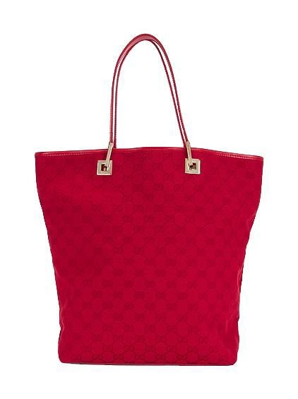 Gucci Gg Bucket Tote Bag - Red