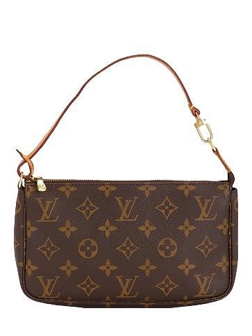 LOUIS VUITTON Monogram Pochette Accessoires Shoulder Bag - Brown