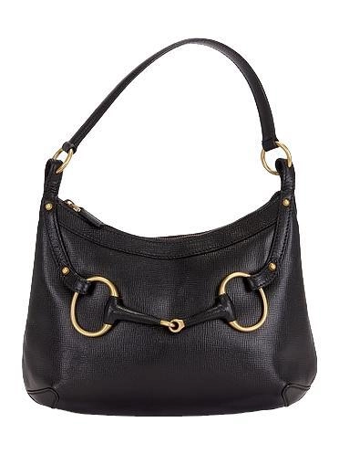 Gucci Horsebit Hobo Bag - Black