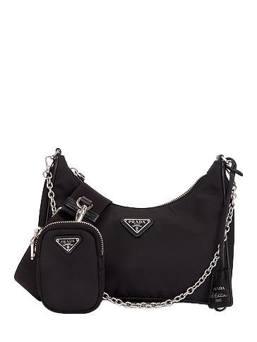Prada Re-edition 2005 Re-nylon Shoulder Bag - Black